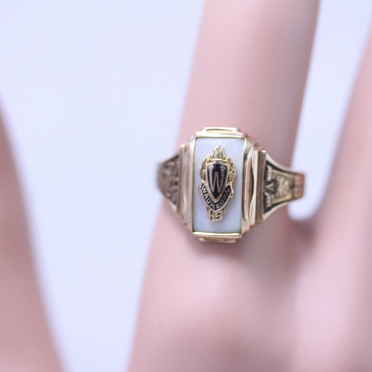 Mother Of Pearl Class Ring