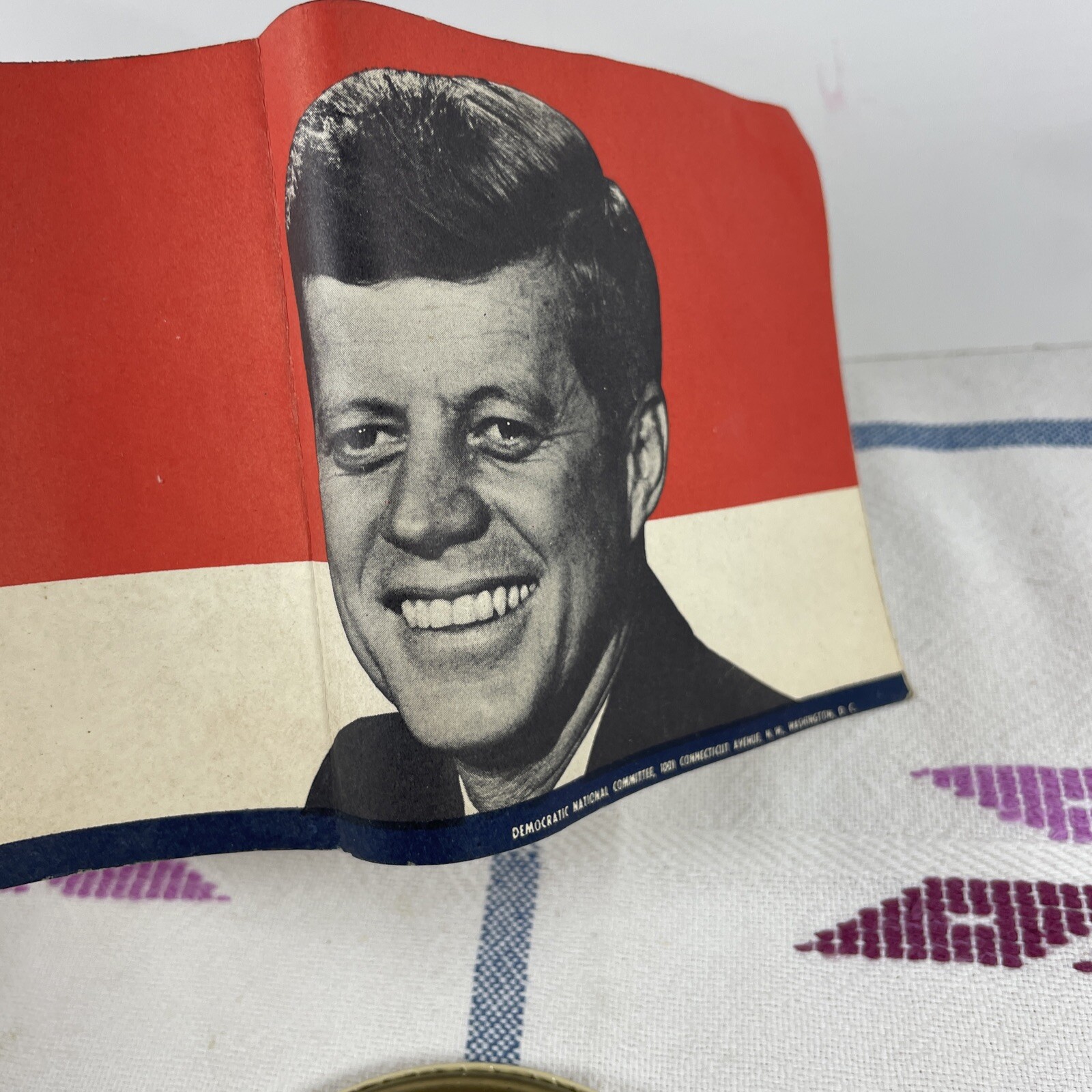 John F. Kennedy Button and Bumper Sticker | eBay
