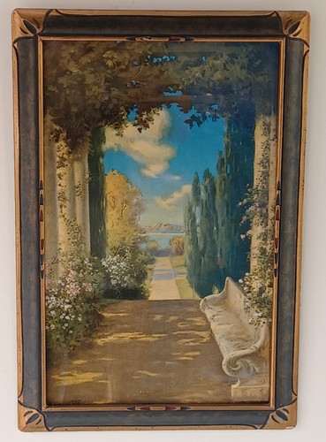 R Atkinson Fox print in Original frame Outstanding Original Art Deco ...