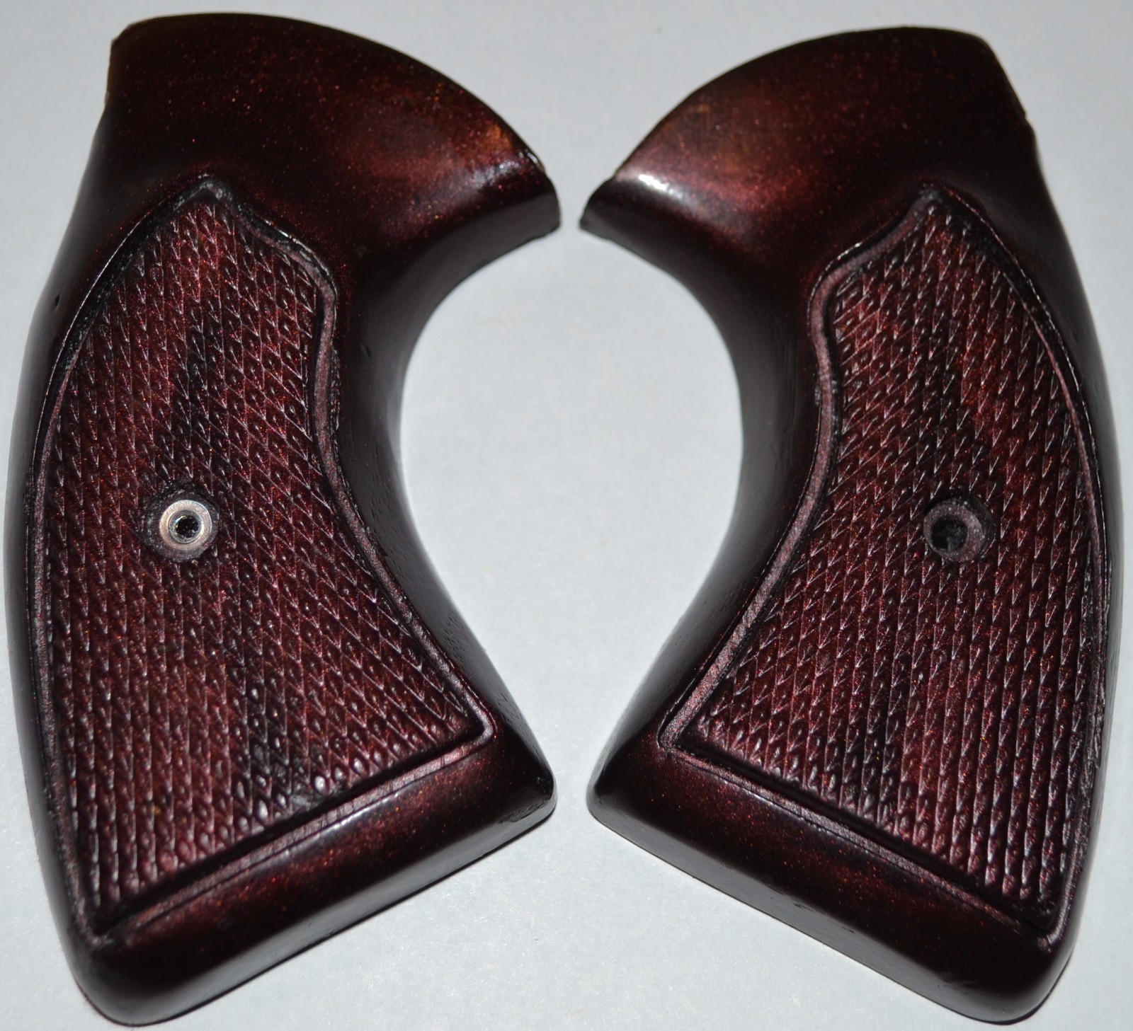 Colt Early Detective Special pistol grips black russet plastic with ...
