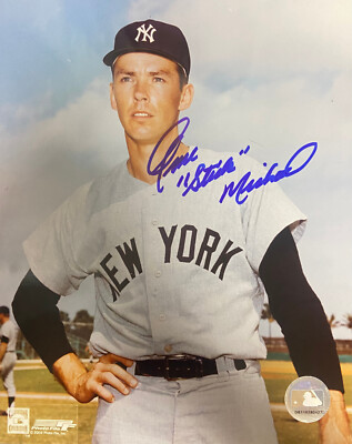 Gene "Stick" Michael Signed 8x10 Photo "Stick" Ins COA | eBay