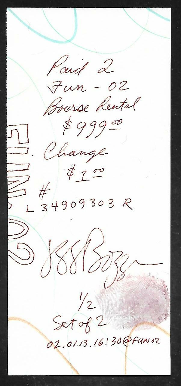 JSG Boggs Art Note - Extremely Rare $500 ((#1 note)) FUN Show 2002 | eBay