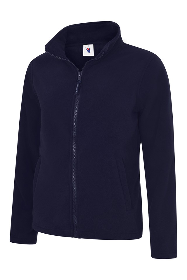 Ladies Classic Full Zip Micro Fleece Jacket Women's Outdoor Casual ...