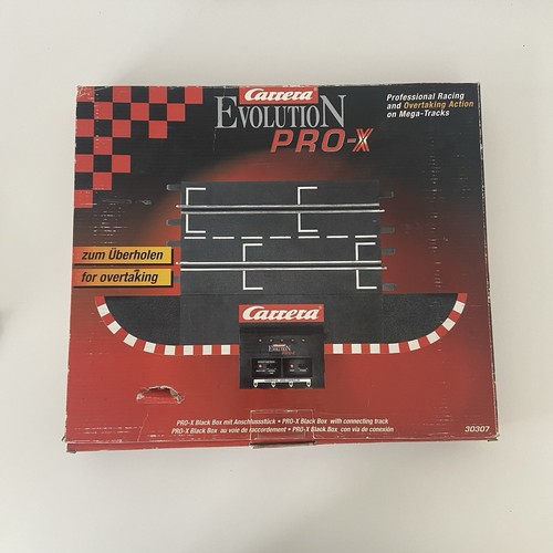 Carrera Slot Car 30307 - Evolution Pro-X Black Box W/Connecting Tracks | eBay