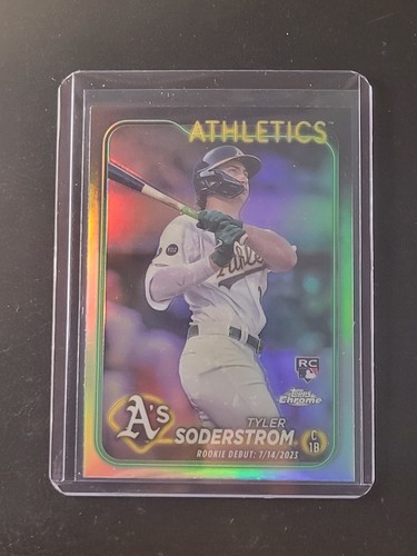 2024 Topps Chrome Update Series - Refractor #USC22 Tyler Soderstrom (RC ...