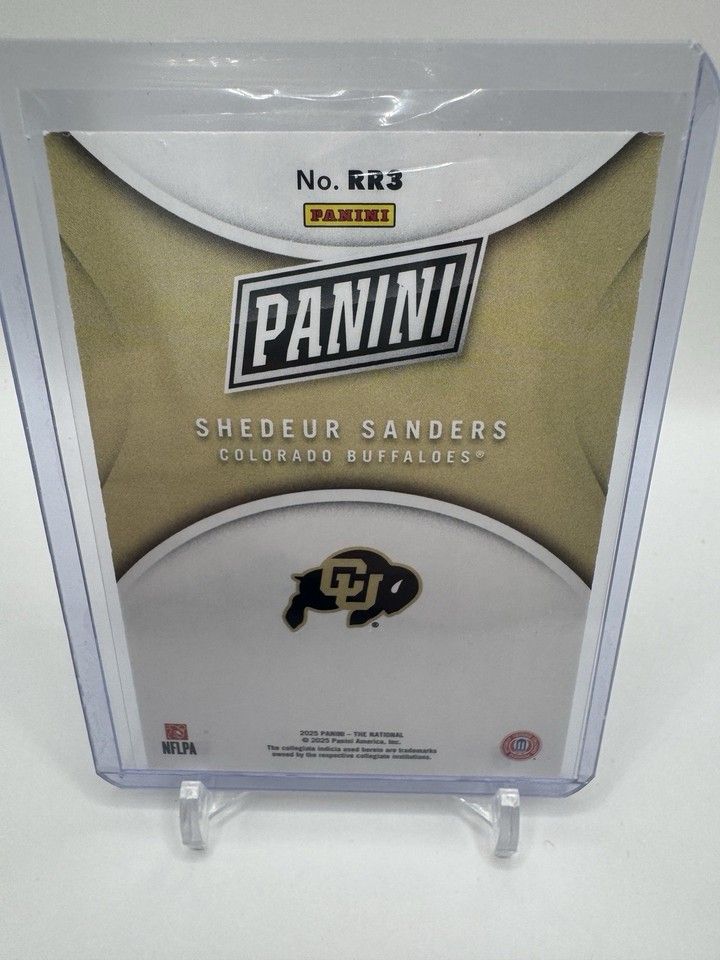 2025 Panini The National Silver Pack Shedeur Sanders Diamond Plate ...