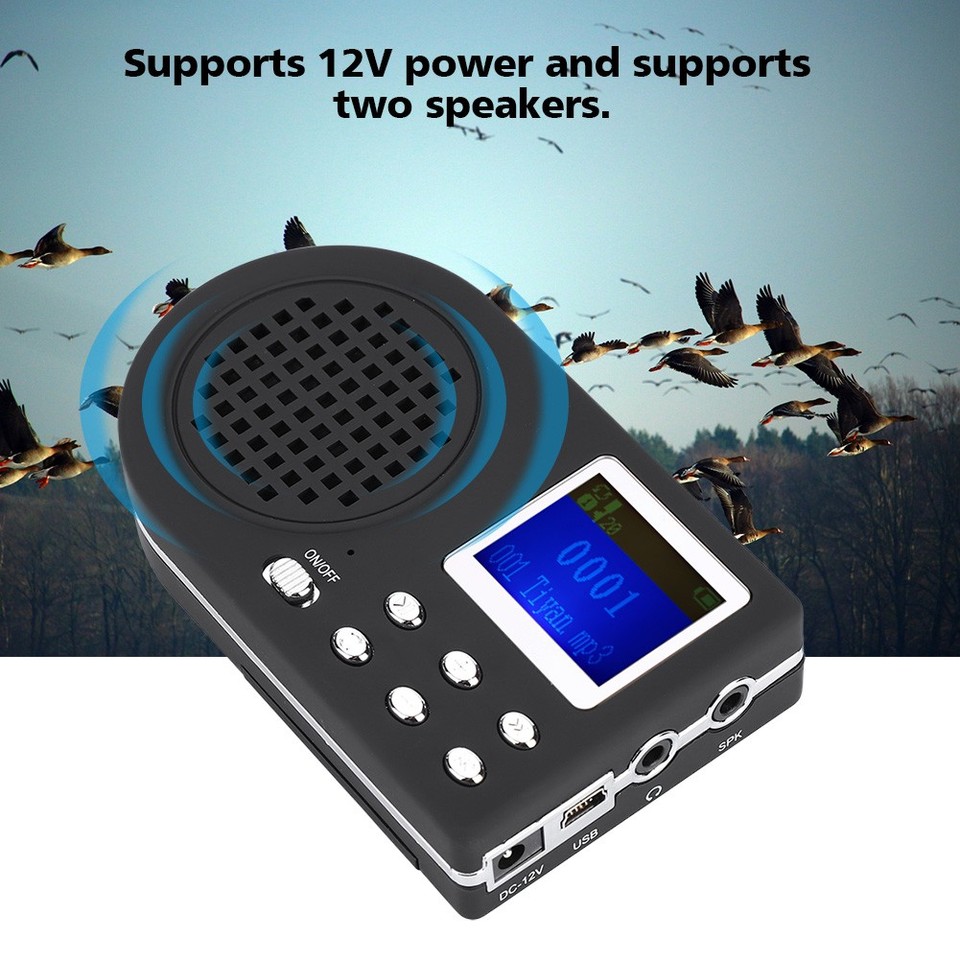 Bird Hunting Lure MP3 Birds Sound Player Animal Speaker Singing Device ...