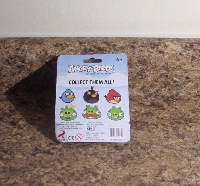 Angry Birds Collectible Puzzle Erasers Rovio Entertainment Limited ...