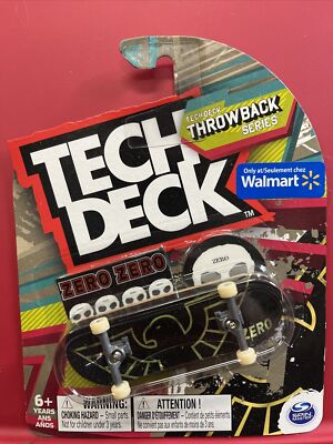 TECH DECK THROWBACK SERIES - ZERO SKATEBOARDS - ULTRA RARE ...