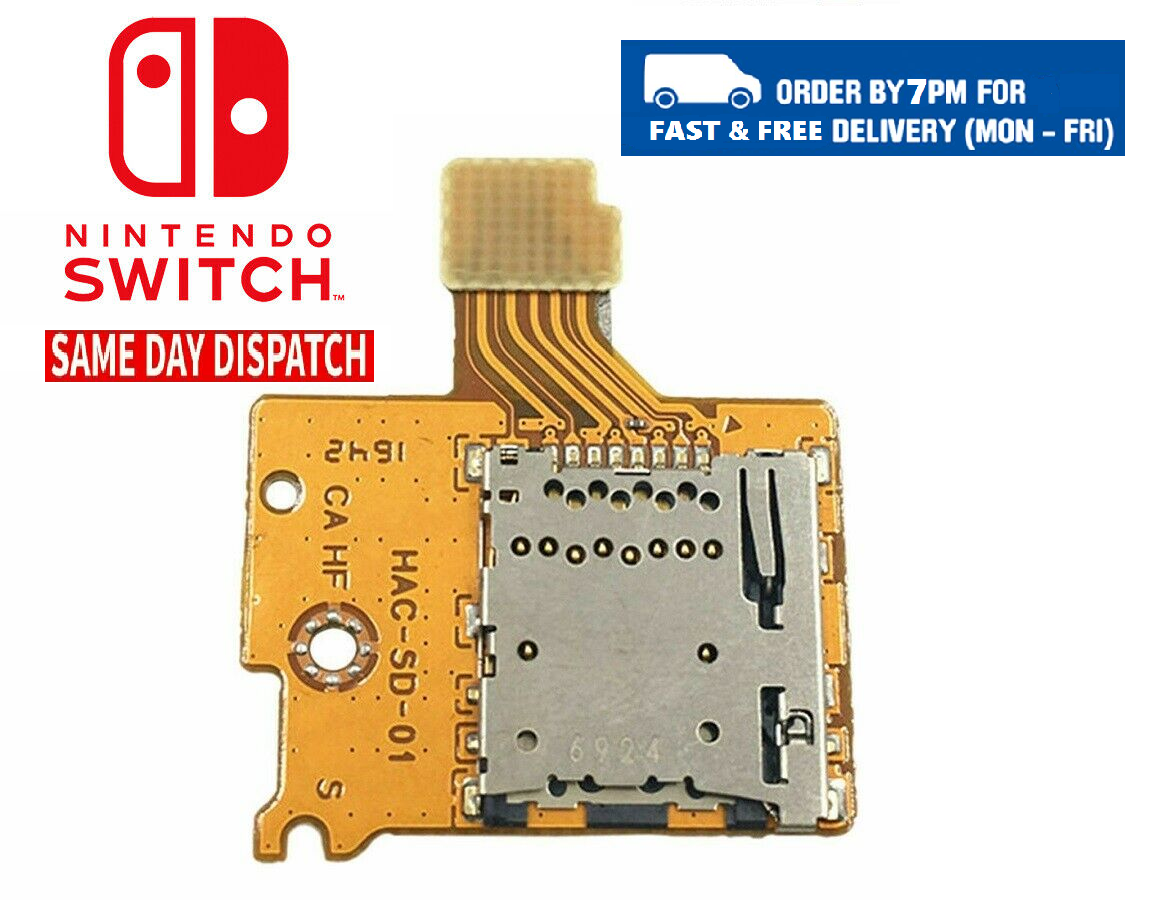 Nintendo Switch NS Console Micro SD TF Memory Card Slot Socket Reader ...