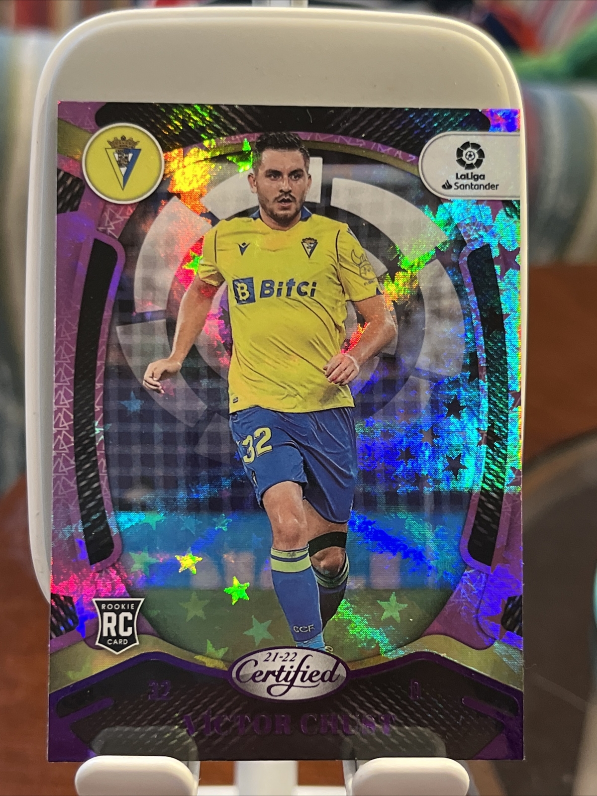 2021-22 Panini Chronicles Certified Victor Chust RC #147 Cardiz FC Star ...