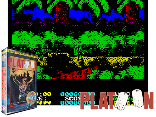 Sinclair ZX Spectrum 48K Game - PLATOON - Hit Squad - Tested & Working ...