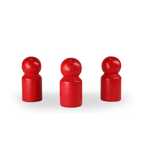 Destino Halma Cone - Pawn - Wood - Red - 1 9/16x0 23/32in : Best Offers ...