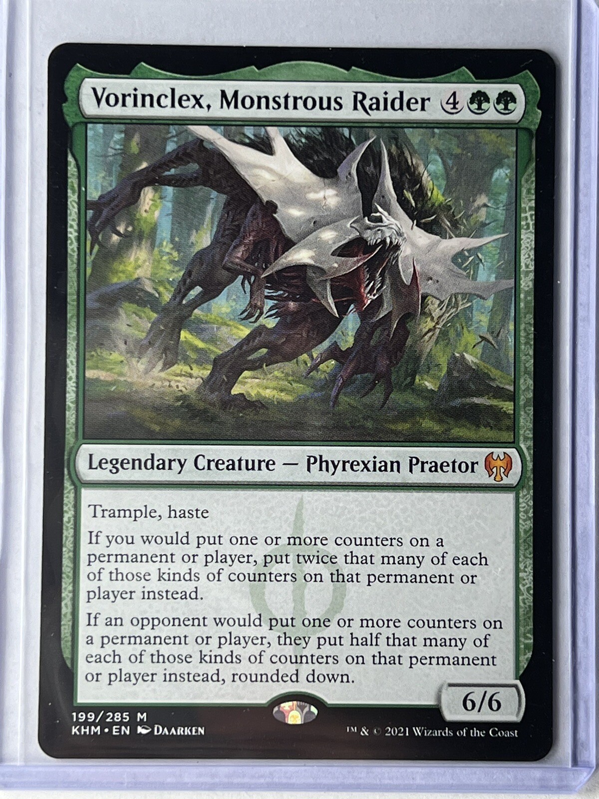 MTG Vorinclex, Monstrous Raider Kaldheim 199/285 Regular Mythic Mint | eBay