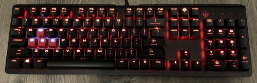 HP OMEN Encoder BACKLIT GAMING KEYBOARD KEYCAPS KEYS (HSA-L001K) | eBay