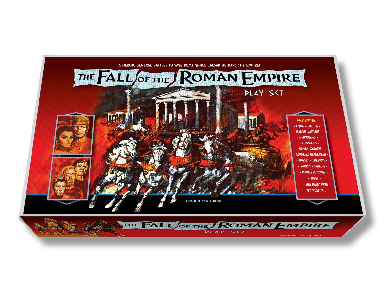 Marx Fall of the Roman Empire Play Set Box | eBay