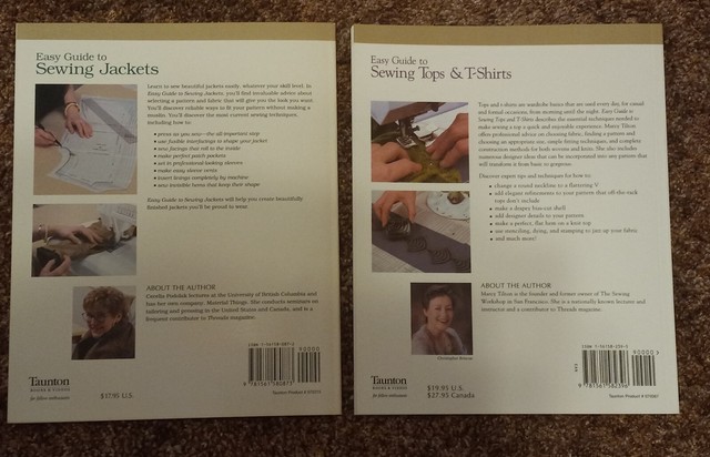 Easy Guide to Sewing Jackets : Sewing Companion Library by Cecelia ...