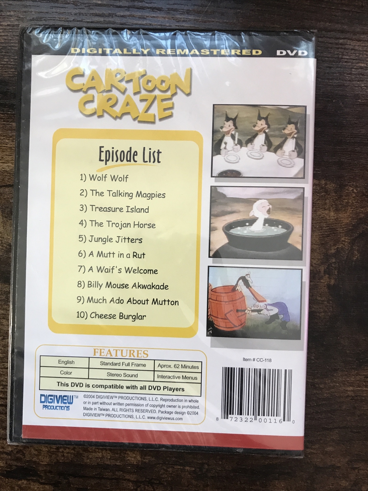 Cartoon Craze Presents - Mighty Mouse/Heckle Jeckle (DVD, 2006) for ...