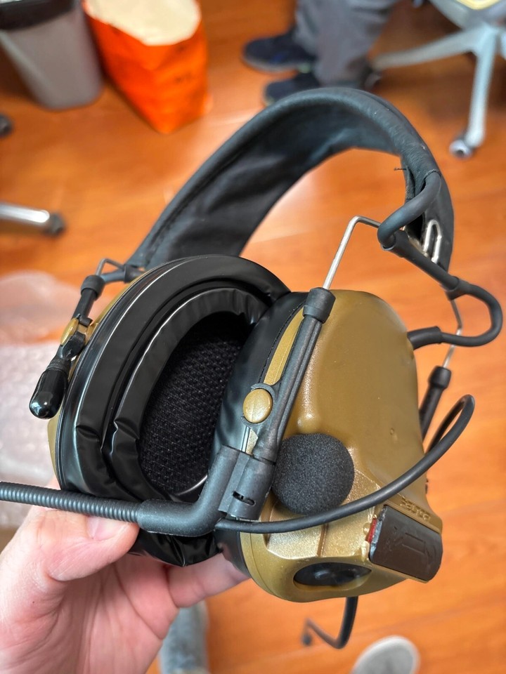 3M Peltor ComTac 3 Hearing Defender Headset - Tan (With Gel Cups) | eBay