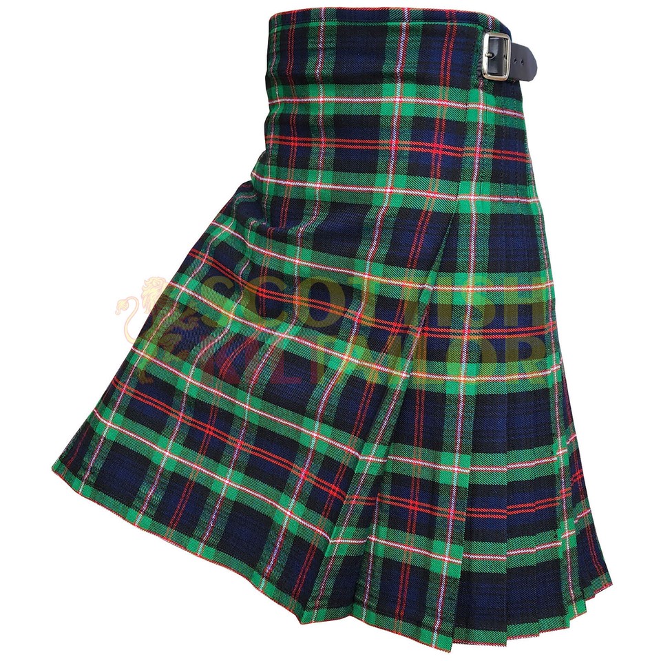 Scottish Handmade Traditional MacKenzie Morgan Tartan Kilt For Men ...