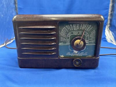Vintage Packard Bell Tube Radio Model 501 Brown Working Condition ...