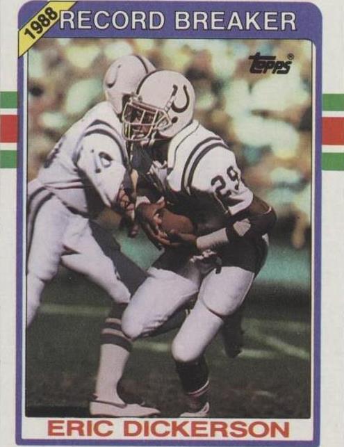 1989 Topps - Record Breaker Eric Dickerson #3 for sale online | eBay