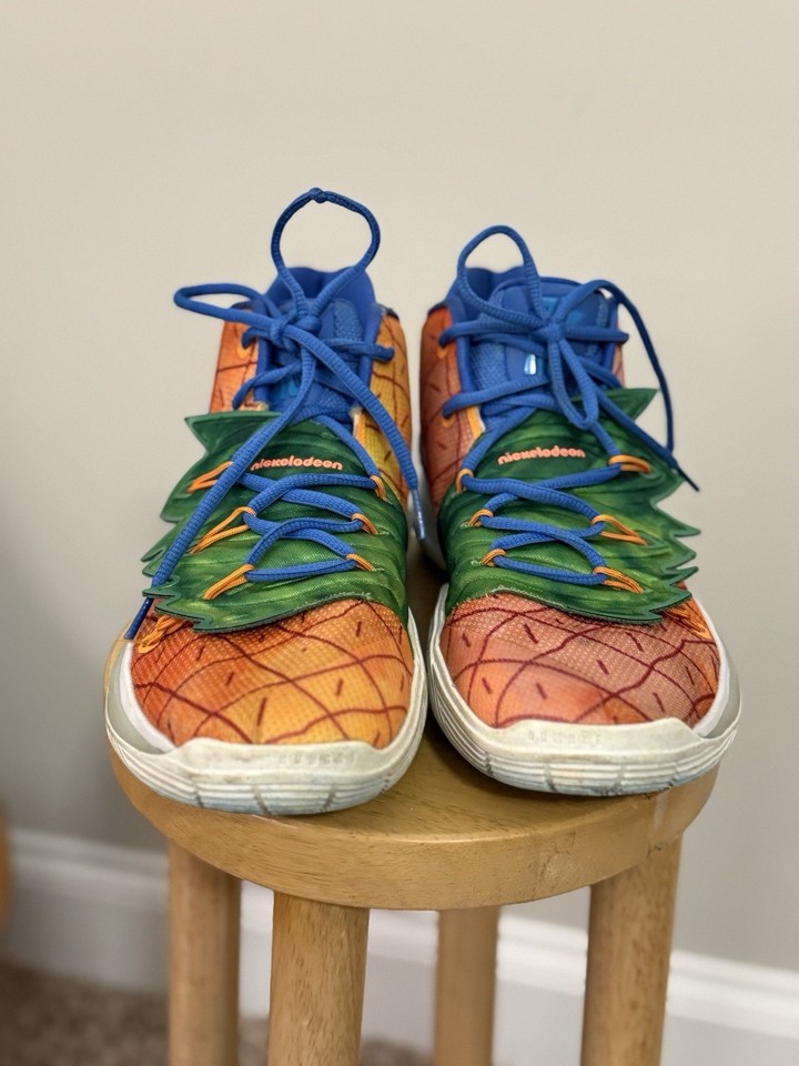 NIKE Nickelodeon Kyrie 5 SpongeBob Pineapple House Size 10.5 OG ...