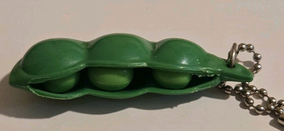 Pea Pod Edamame 3 Squeezable Pea Keychains Lot 2.5" Cute Toy | eBay