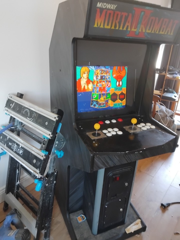 Mame Arcade cab, originally Mortal Kombat | eBay UK