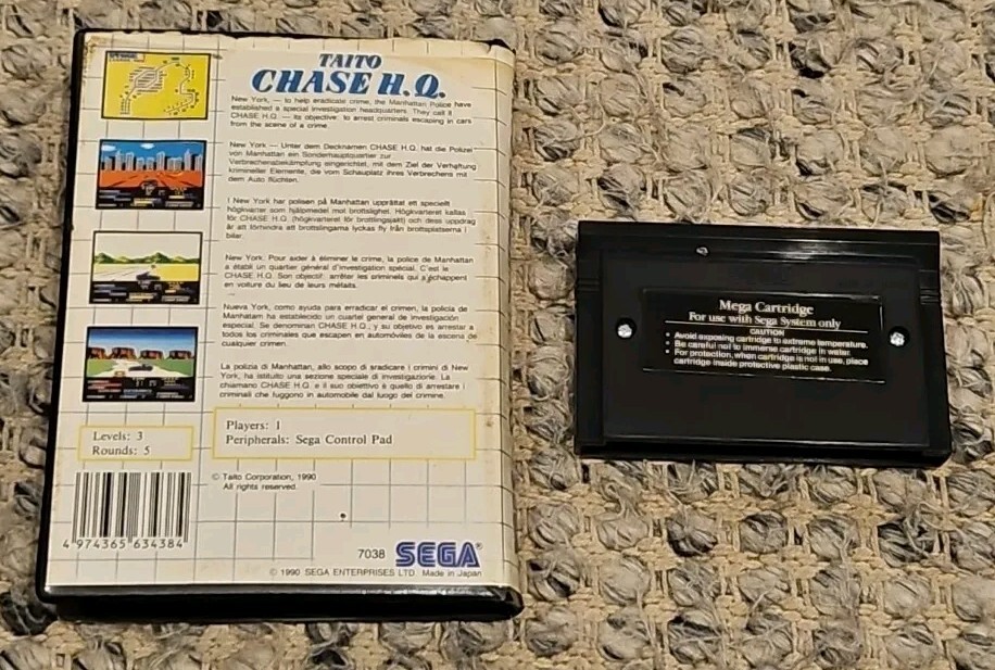 Taito Chase H.Q SEGA Master System | eBay
