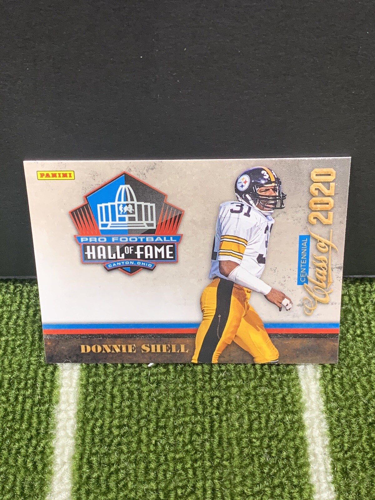 Donnie Shell 2020 Panini Pro Football Hall of Fame HOF Card Pittsburgh ...