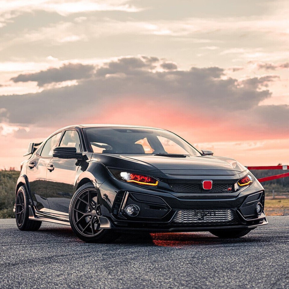 RGB LED Headlights For Honda Civic 2016-2021 FK7 FK8 Type R Head Lamp ...