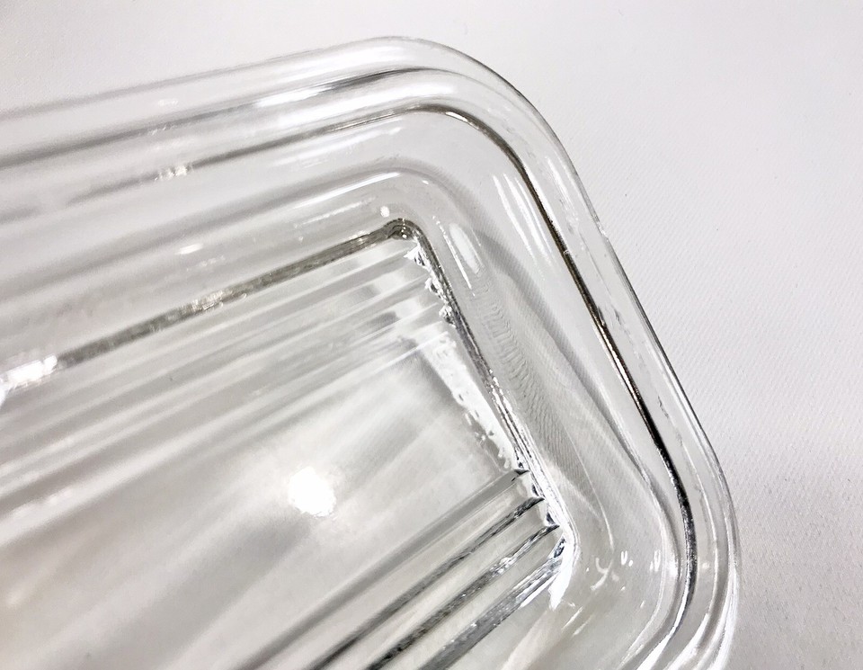 PYREX 501-B Homestead Speckled Refrigerator Dish Ribbed Lid Vtg -lid ...