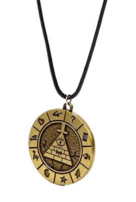Gravity Falls Bill Cipher Boss Bronzetone Pendant Necklace | eBay