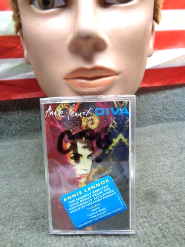 ESTATE* SEALED ANNIE LENNOX DIVA CASSETTE TAPE (92) HYPE STICKER ~FREE ...