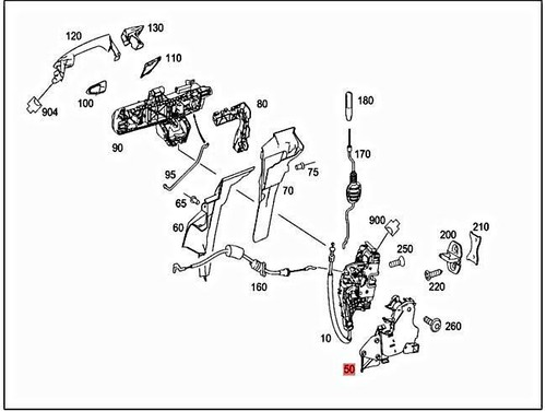 Genuine MERCEDES BBDC S204 W204 C-CLASS W204 Cover 2047232708 | eBay