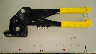 24KK16 PIVOTING HEAD RIVET GUN, MANUAL, GOOD CONDITION | eBay