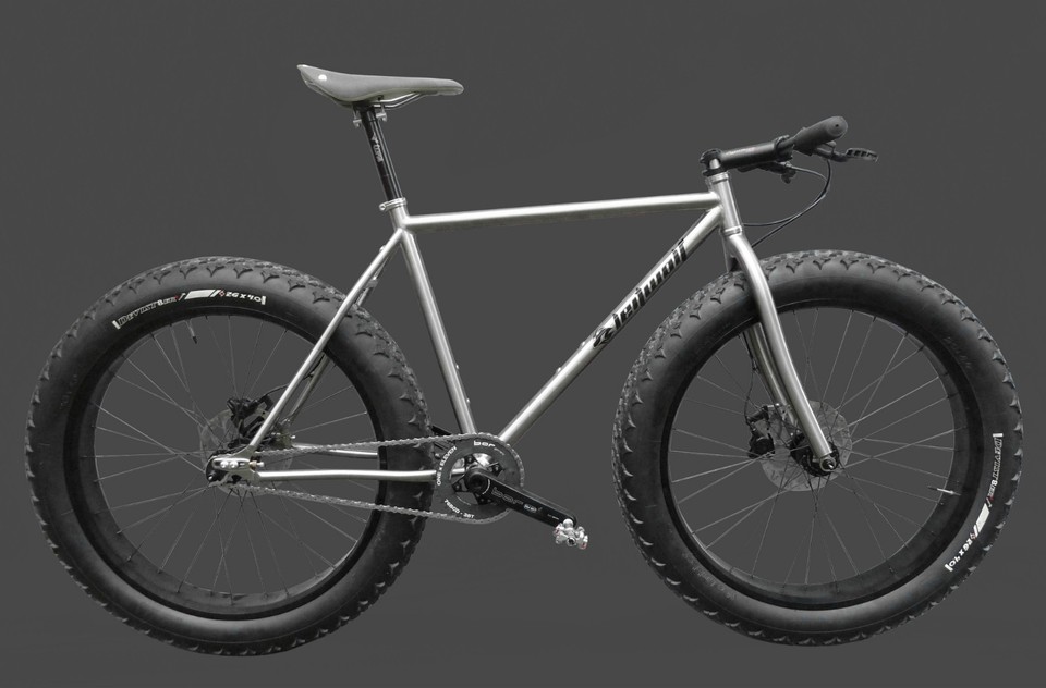 Titan MTB FATBIKE Rahmen Set titanium snow sand bike Mountainbike ...