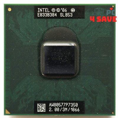 Intel Core 2 Duo Mobile P7350 2.00GHz 3MB P Laptop CPU Processor SLB53 ...