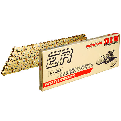 DID 520 ERT2 Exclusive Racing Chain Gold/Gold 120 Links Motocross MX ...