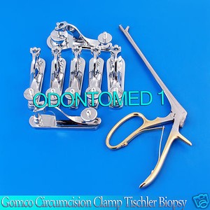 13 Pc GOMCO CIRCUMCISION CLAMP 1.1 1.3 1.45 1.5 1.6 2.1 3.2 cm Tischler ...