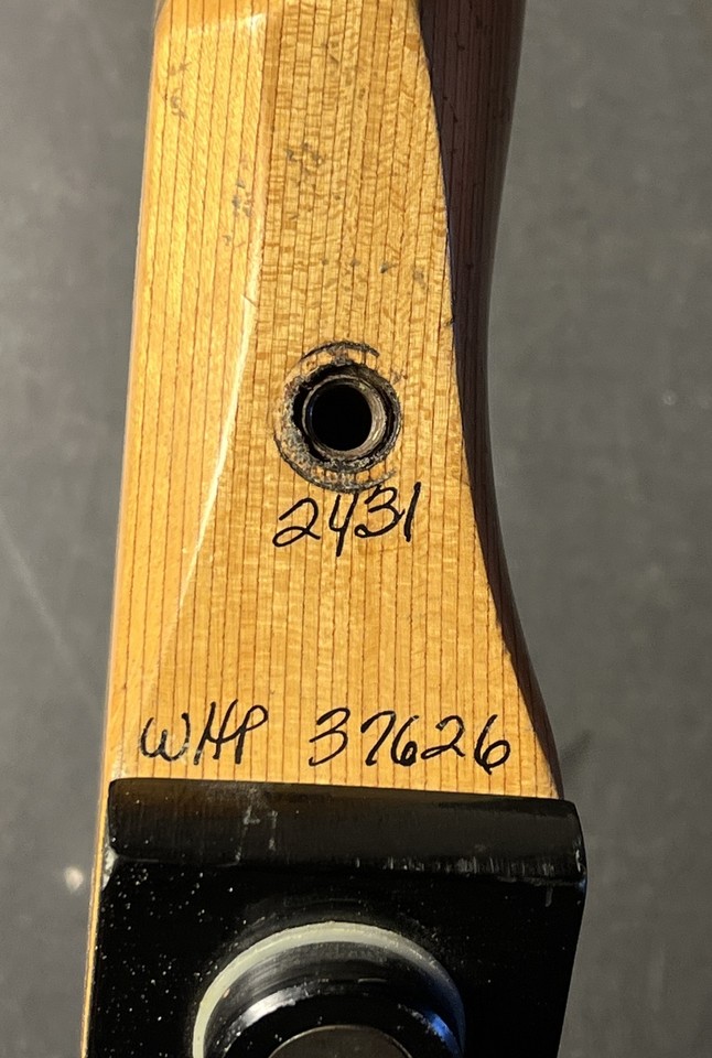 VINTAGE MARTIN ARCHERY BOBCAT WOOD RISER COMPOUND BOW RH 28" 45/65 LBS ...