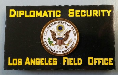 Diplomatic Security Los Angeles Field Office w State Dept DSS Emblem ...