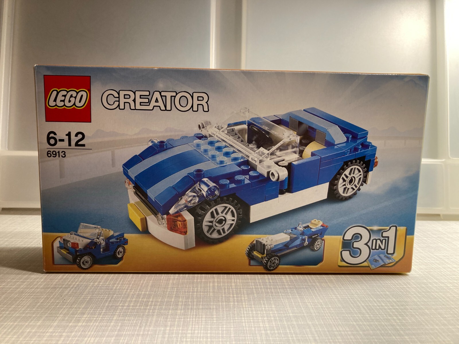 LEGO CREATOR 6913 3in1 Set: Blaues Cabriolet / Jeep / Oldtimer ...