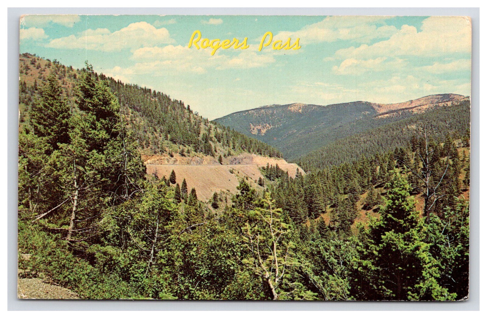 Postcard: MT Rogers Pass, Big Sky Country, Montana - Unposted | eBay