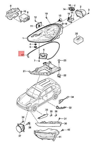 Genuine PORSCHE Cayenne 92A Seal 95863111900 | eBay