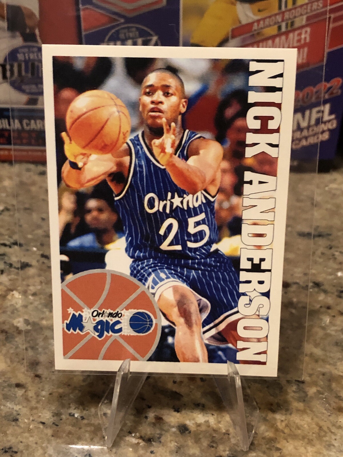 1995-96 Panini Stickers NBA Basketball #36 Nick Anderson Orlando Magic ...