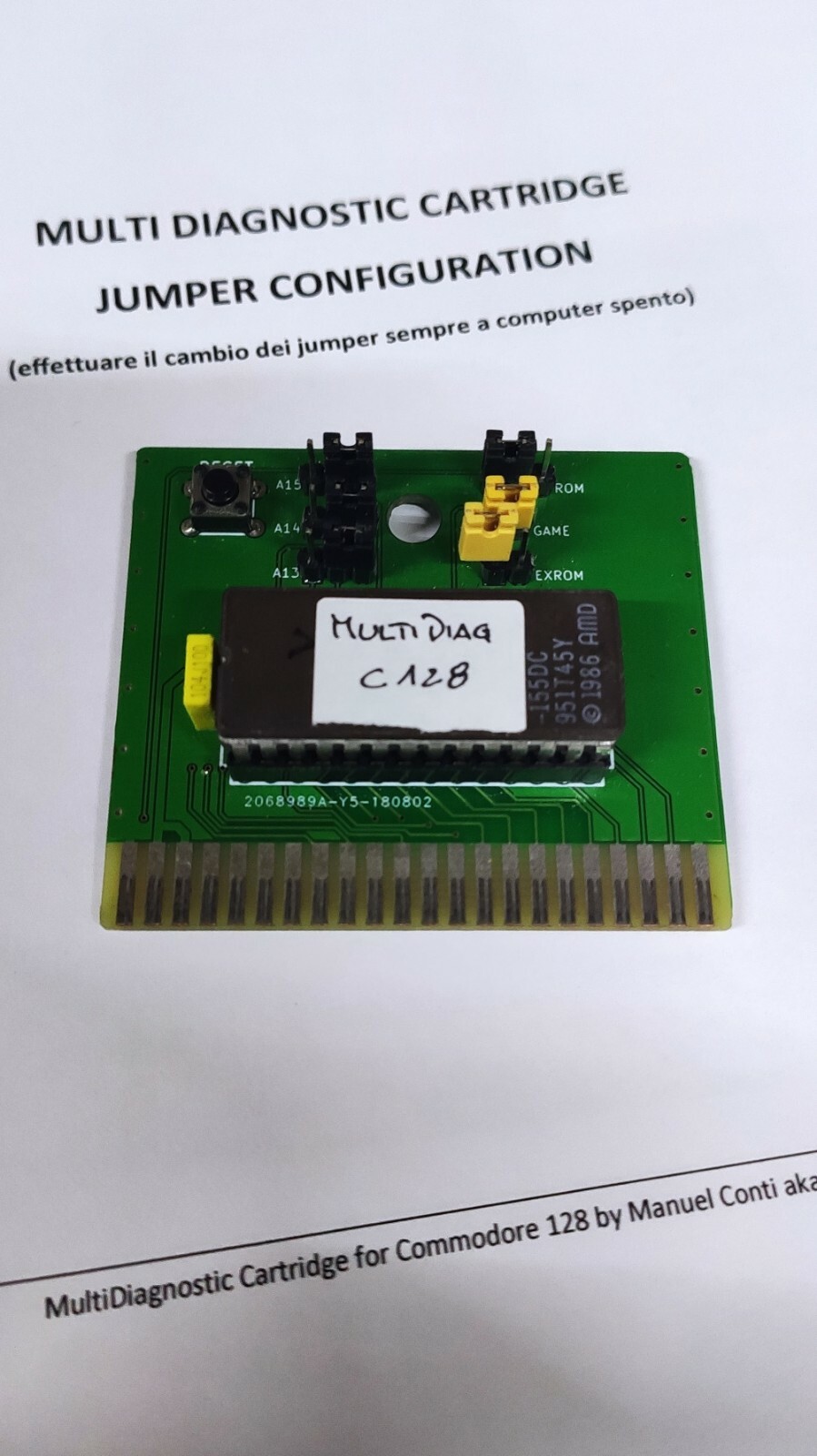 Multi Diagnostic Cartridge Commodore 128 C128 | eBay