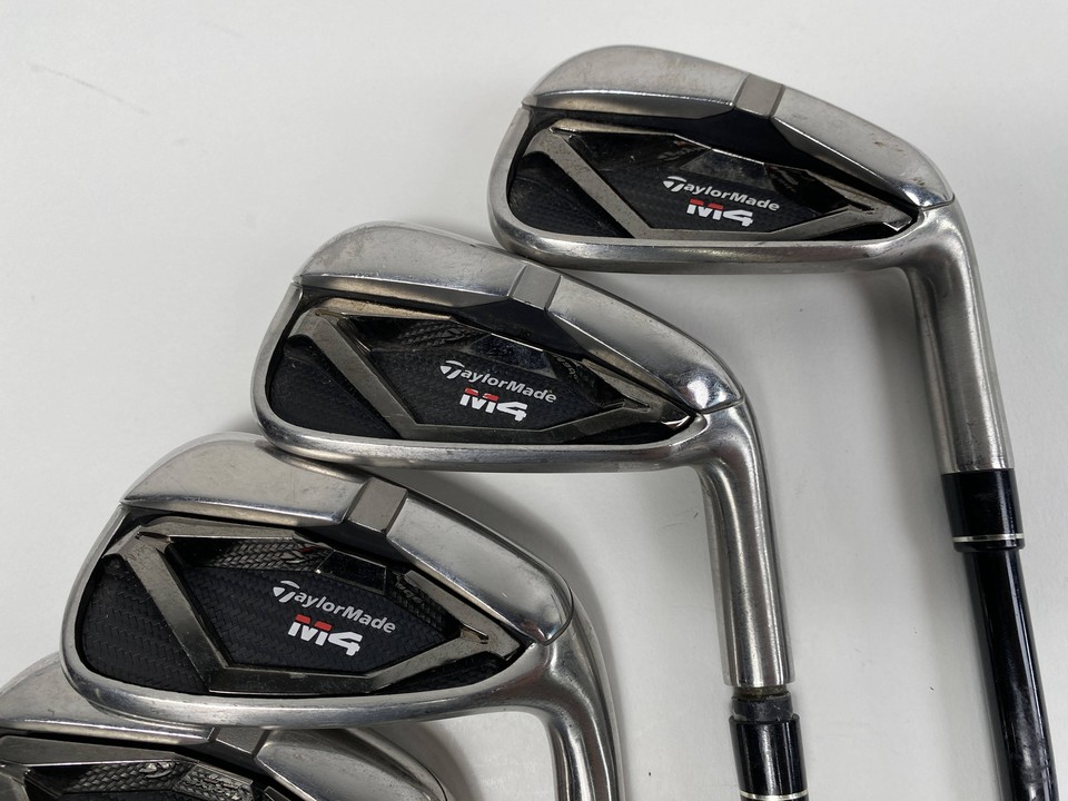 TaylorMade M4 Iron Set 6-PW Fujikura Atmos 6R Regular Graphite Mens RH ...