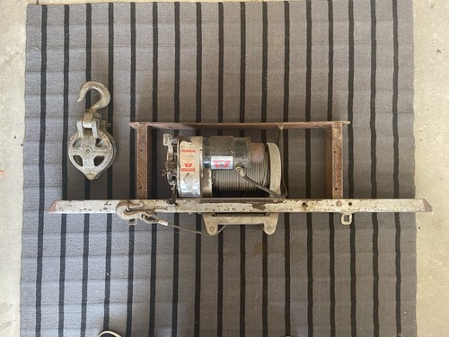 Warn Winch 8000 lB 5687, Vintage, Tested, Pulley Included | eBay